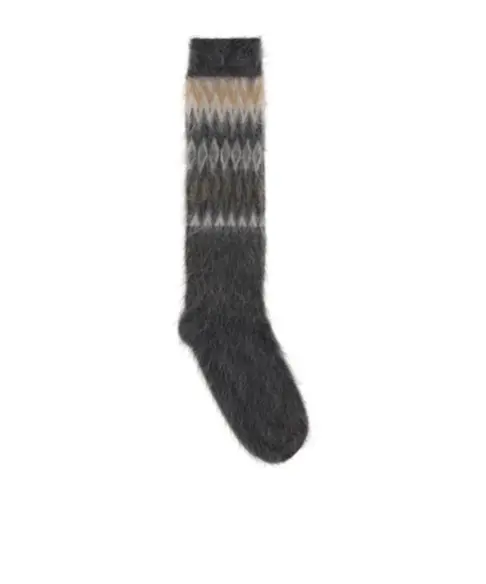 Brunello Cucinelli Patterned Socks