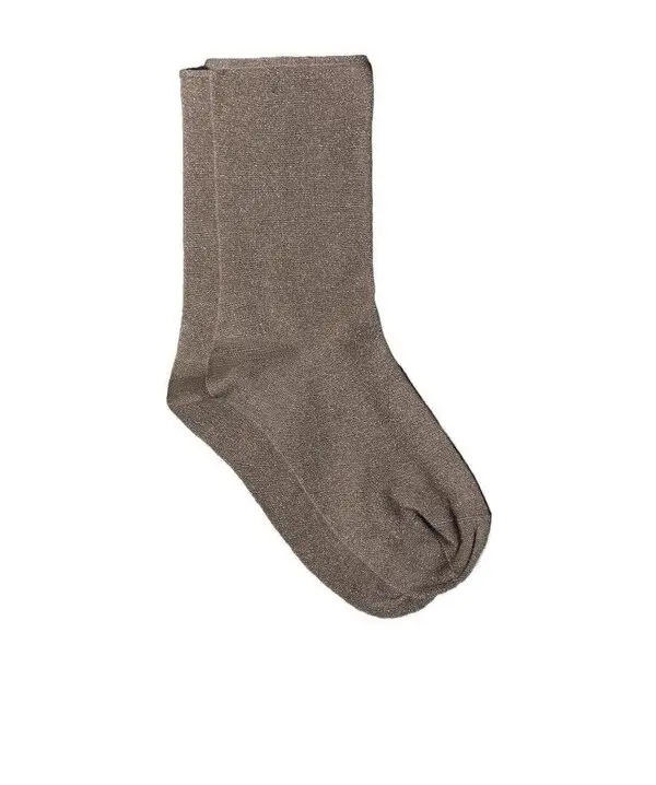 Brunello Cucinelli Glittered Ankle Socks - Gray