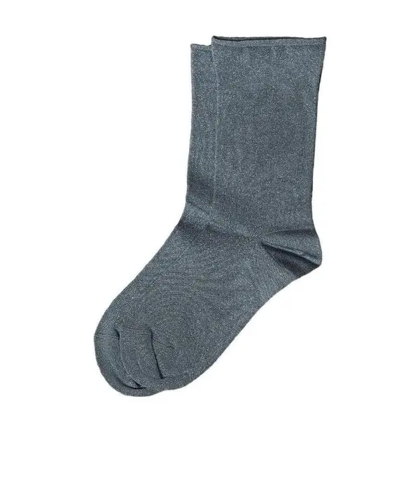 Brunello Cucinelli Ribbed Crew Socks - Gray
