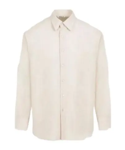 Auralee Airy Viyella Wool Shirt