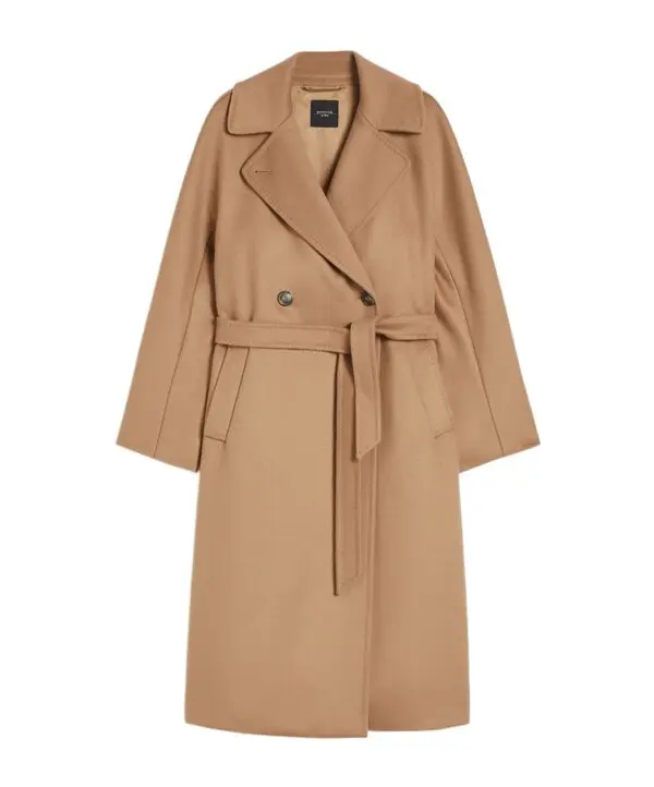 Max Mara Long-sleeved Double-breasted Coat