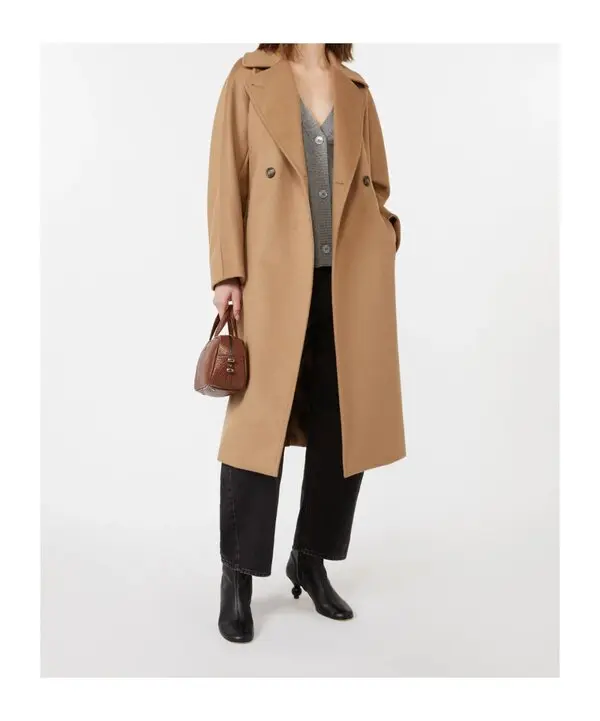 Max Mara Long-sleeved Double-breasted Coat