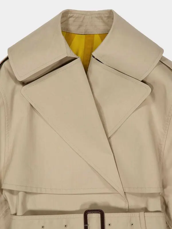 Givenchy Cocoon Short Trench Coat