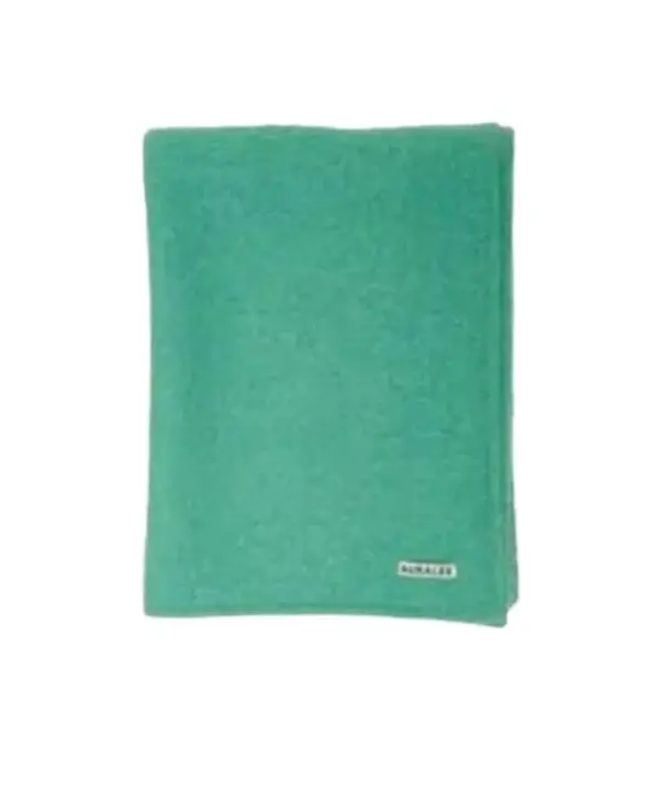 Auralee Rectangular Wool Blend Scarf