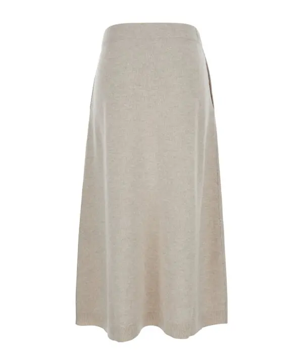 Brunello Cucinelli Mid-rise A-line Skirt