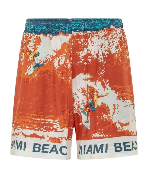GALLERY DEPT. Surf Printed Shorts - Brown