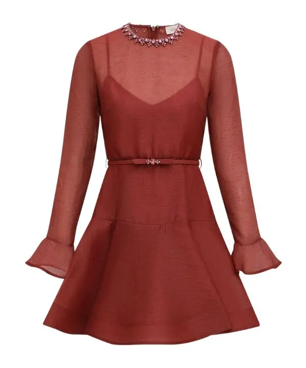 Zimmermann Alchemy Peplum Mini Dress