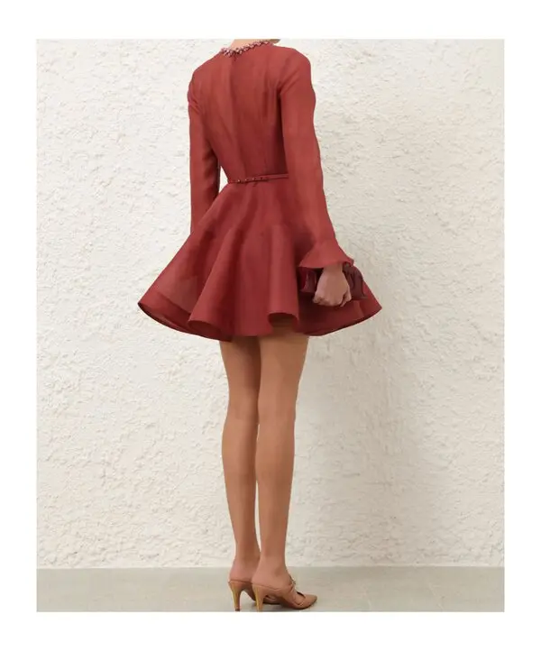 Zimmermann Alchemy Peplum Mini Dress