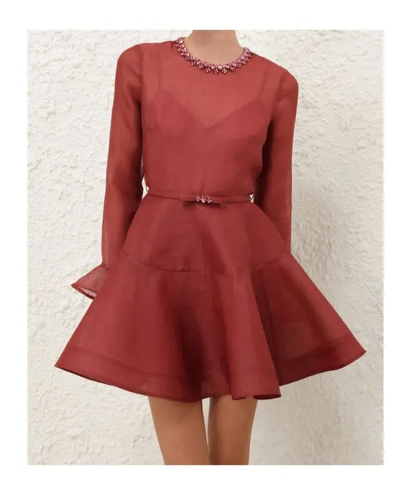 Zimmermann Alchemy Peplum Mini Dress