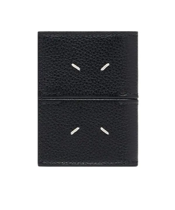 MAISON MARGIELA Textured Bifold Wallet - Black