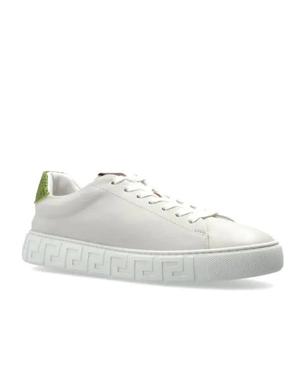 Versace Greca Lace-up Sneakers - Gray