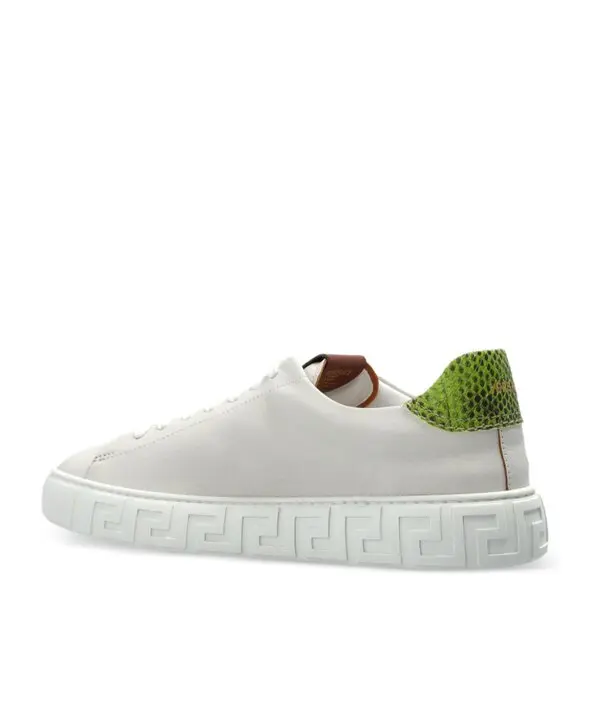 Versace Greca Lace-up Sneakers - Gray