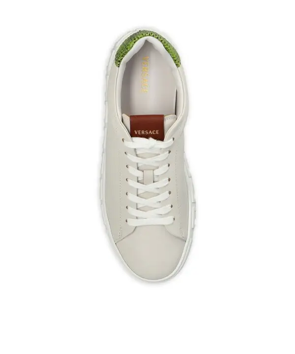 Versace Greca Lace-up Sneakers - Gray