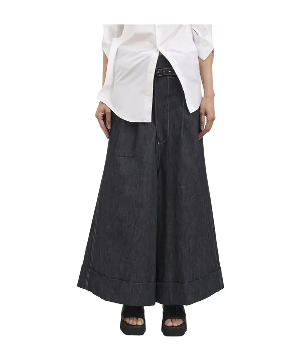 Junya Watanabe Baggy Wide Leg Jeans - Black