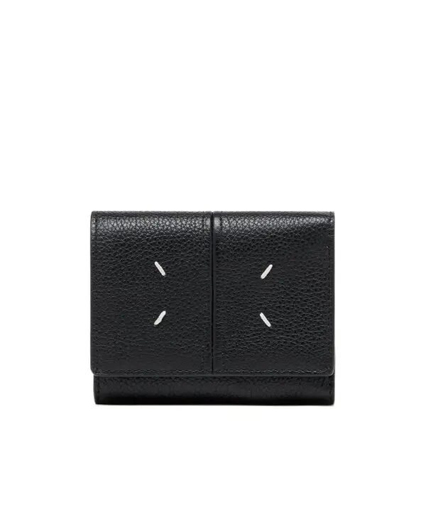 MAISON MARGIELA Signature Trifold Wallet - Black