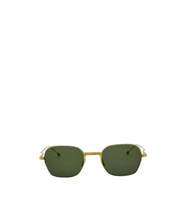 Thom Browne Square Frame Sunglasses - Gold, Green