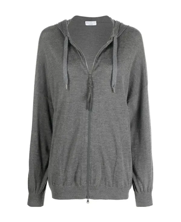 Brunello Cucinelli Hooded Zip-up Cardigan