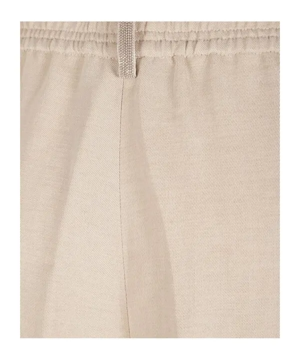 Fabiana Filippi Elastic Waist Casual Pants
