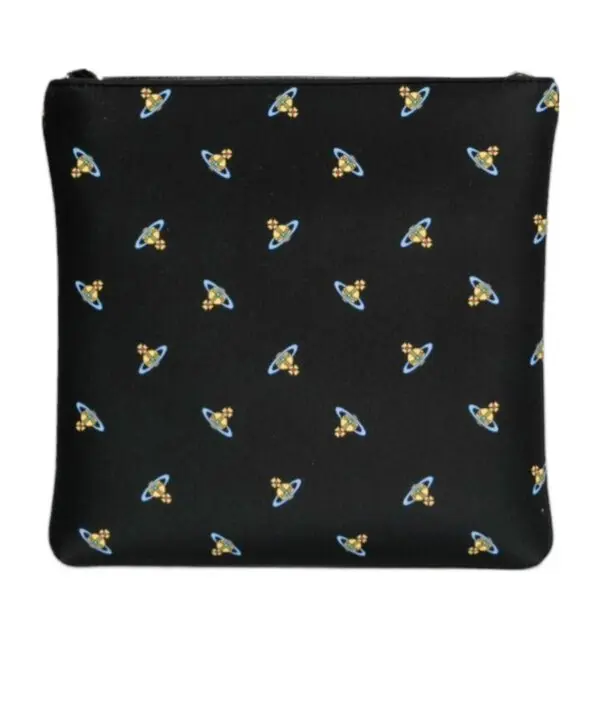 VIVIENNE WESTWOOD Saturn Logo Shoulder Bag