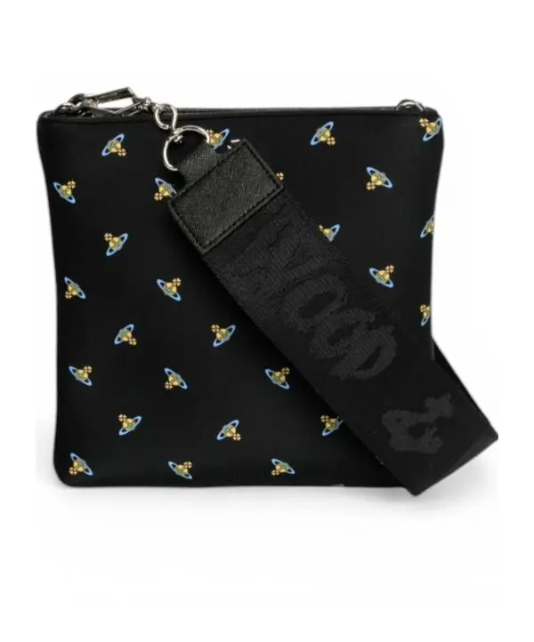 VIVIENNE WESTWOOD Saturn Logo Shoulder Bag
