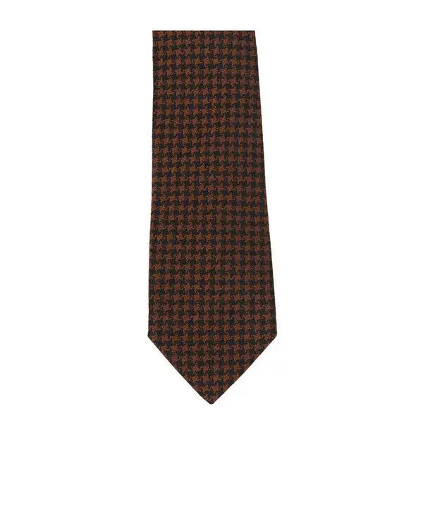 Tagliatore Houndstooth Neck Tie