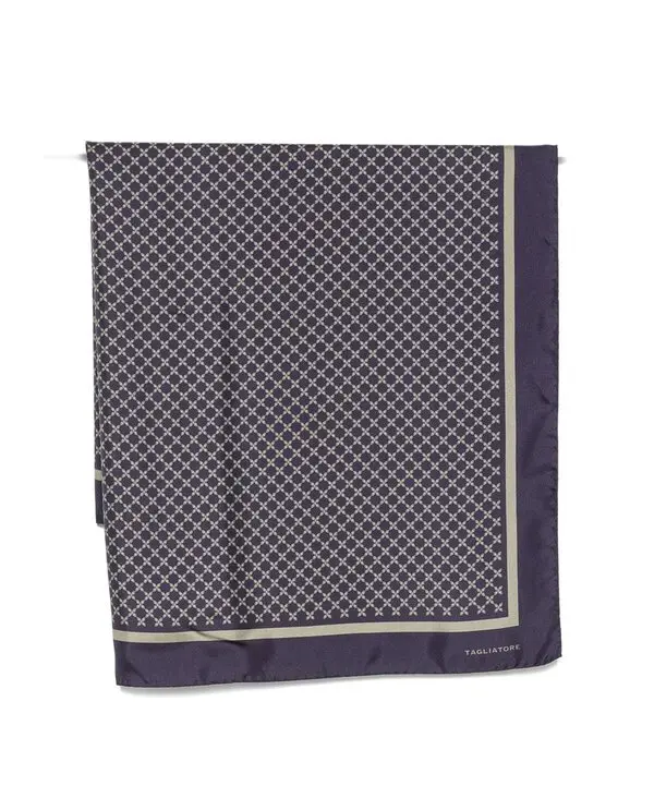 Tagliatore Geometric Pattern Scarf