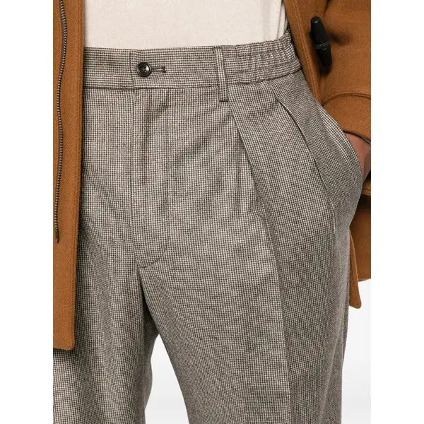 Tagliatore Tailored Pants With Belt Loops - Gray
