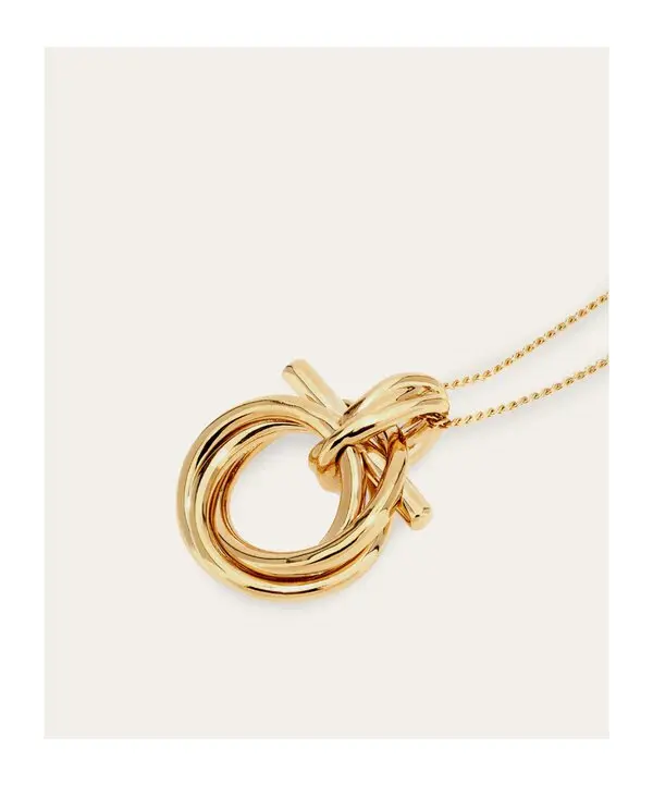 FERRAGAMO Gancini Pendant Necklace - Gold