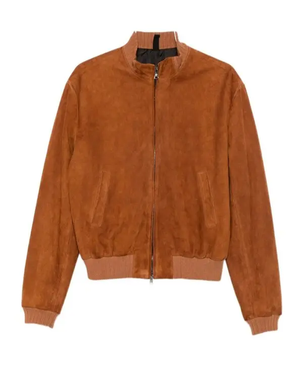 Tagliatore Long-sleeved Zip-up Casual Jacket
