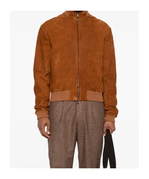 Tagliatore Long-sleeved Zip-up Casual Jacket