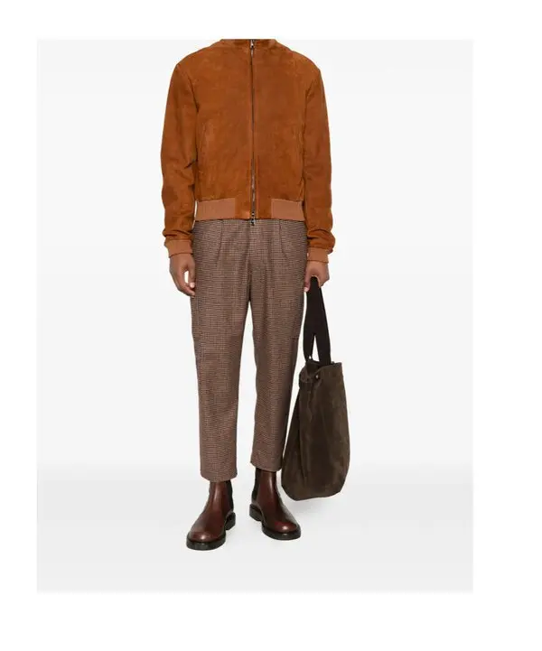 Tagliatore Long-sleeved Zip-up Casual Jacket