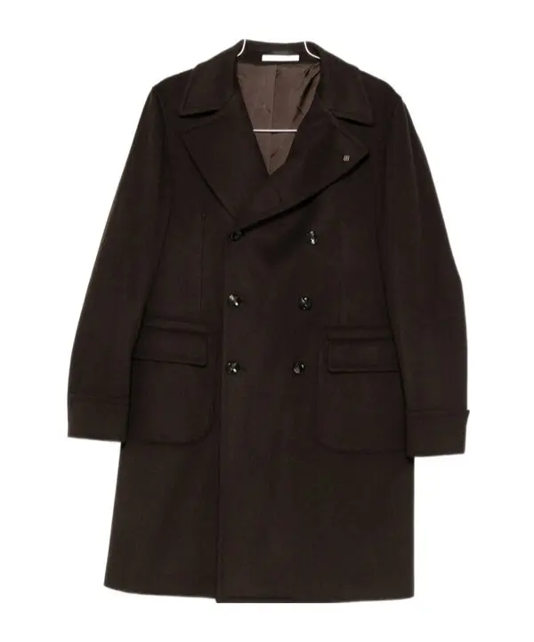 Tagliatore Long-sleeved Double-breasted Coat