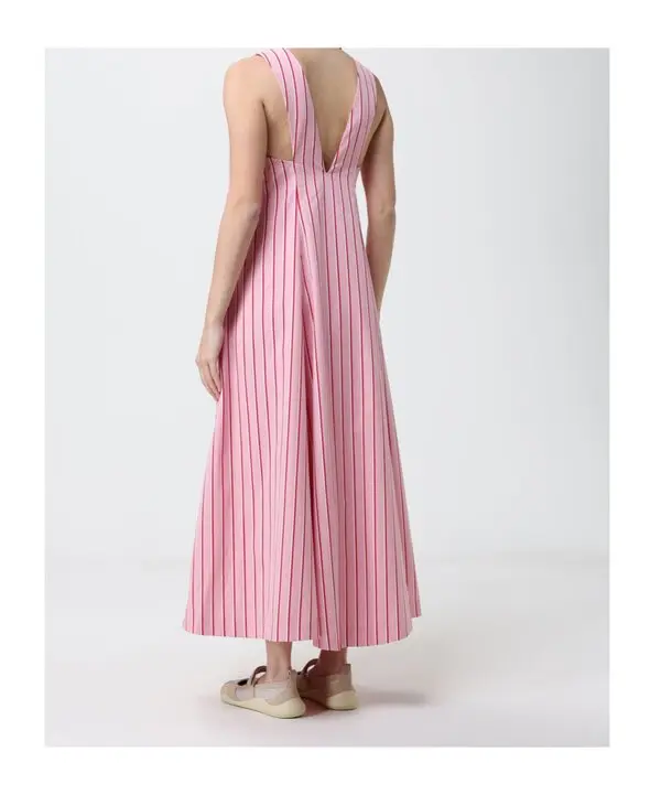Dries Van Noten Striped Cotton-poplin Maxi Dress