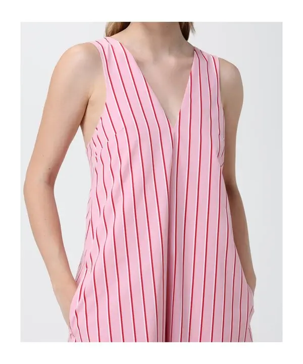 Dries Van Noten Striped Cotton-poplin Maxi Dress