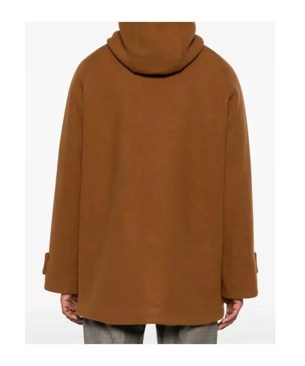 Tagliatore Hooded Long-sleeved Coat With Toggle Fastening