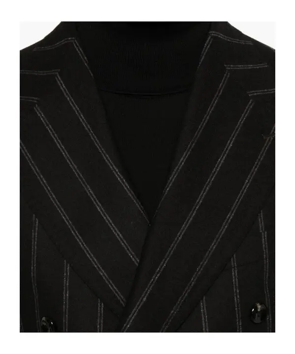 Tagliatore Pinstriped Double-breasted Suit Jacket And Trousers