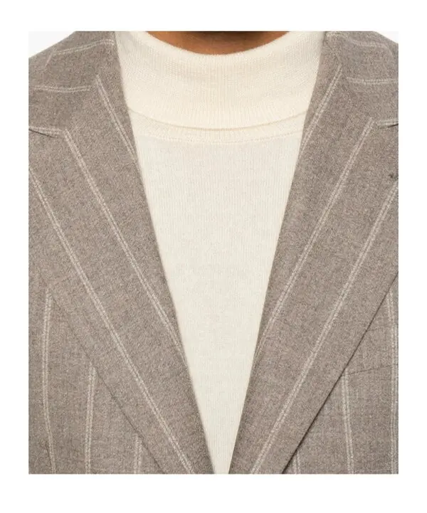 Tagliatore Long-sleeved Suit Jacket And Trousers Set