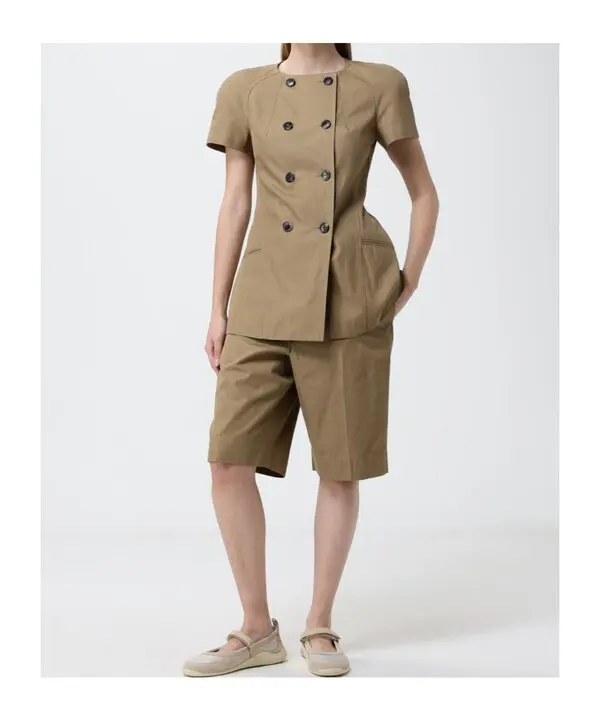 Dries Van Noten Button Detailed Double-breasted Jacket
