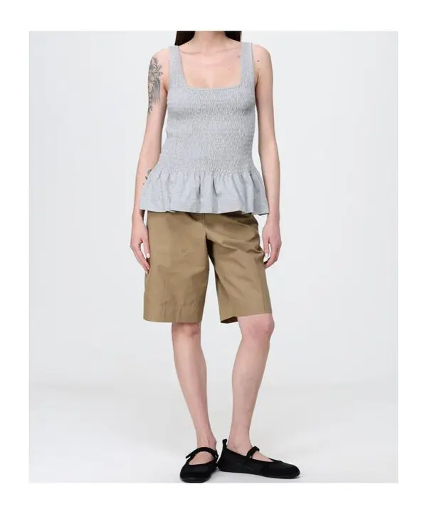 Dries Van Noten Square Neck Pleated Vest