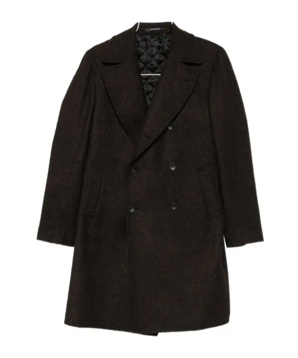 Tagliatore Double-breasted Long Sleeve Coat