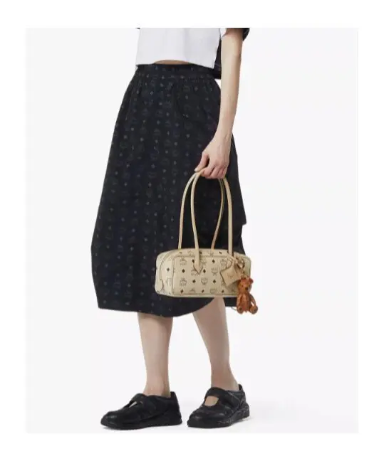 Mcm Aren Visetos Shoulder Bag