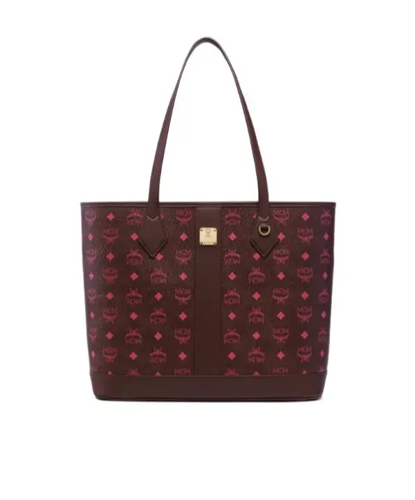 Mcm Liz Shopper In Visetos Monogram