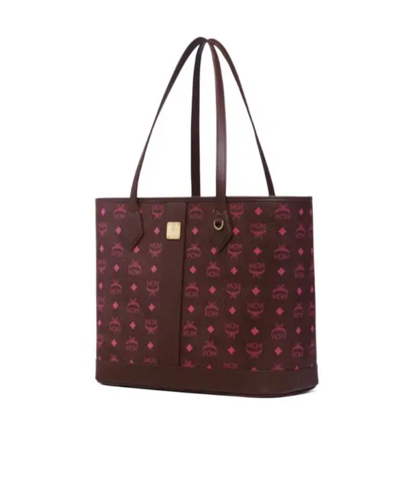 Mcm Liz Shopper In Visetos Monogram