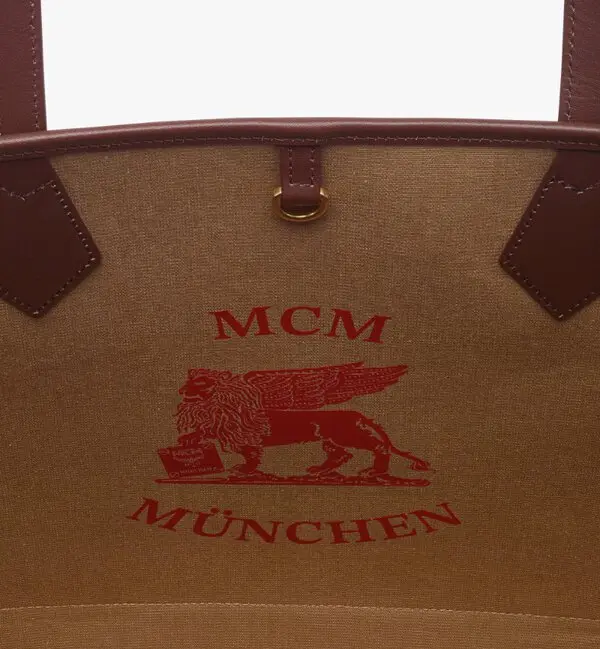 Mcm Liz Shopper In Visetos Monogram