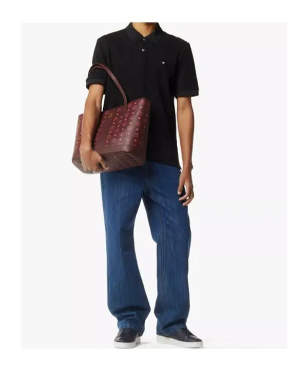 Mcm Liz Shopper In Visetos Monogram
