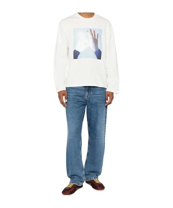 JIL SANDER Photograph-print Long-sleeve T-shirt