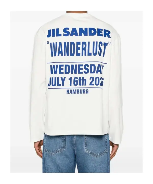 JIL SANDER Photograph-print Long-sleeve T-shirt