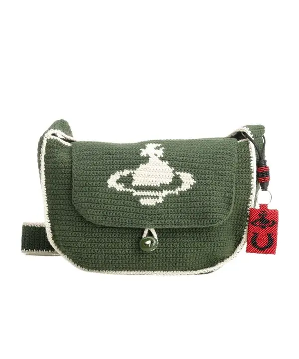 VIVIENNE WESTWOOD Crochet Halfmoon Bag