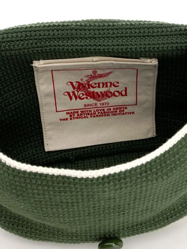 VIVIENNE WESTWOOD Crochet Halfmoon Bag