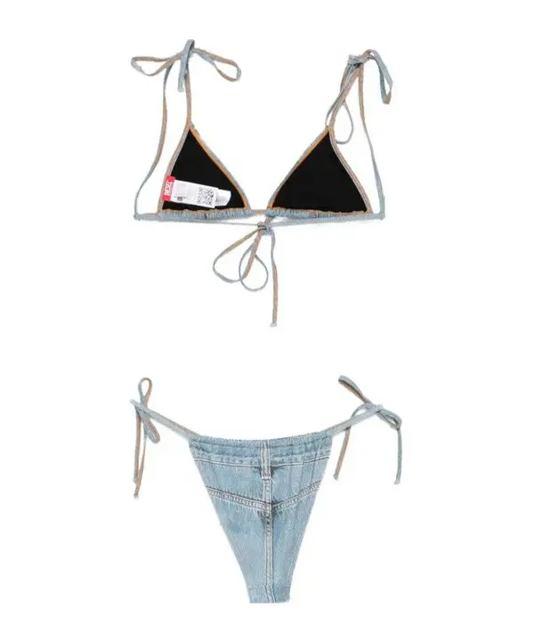 DIESEL® Jodie-dnm Triangle Tie Bikini